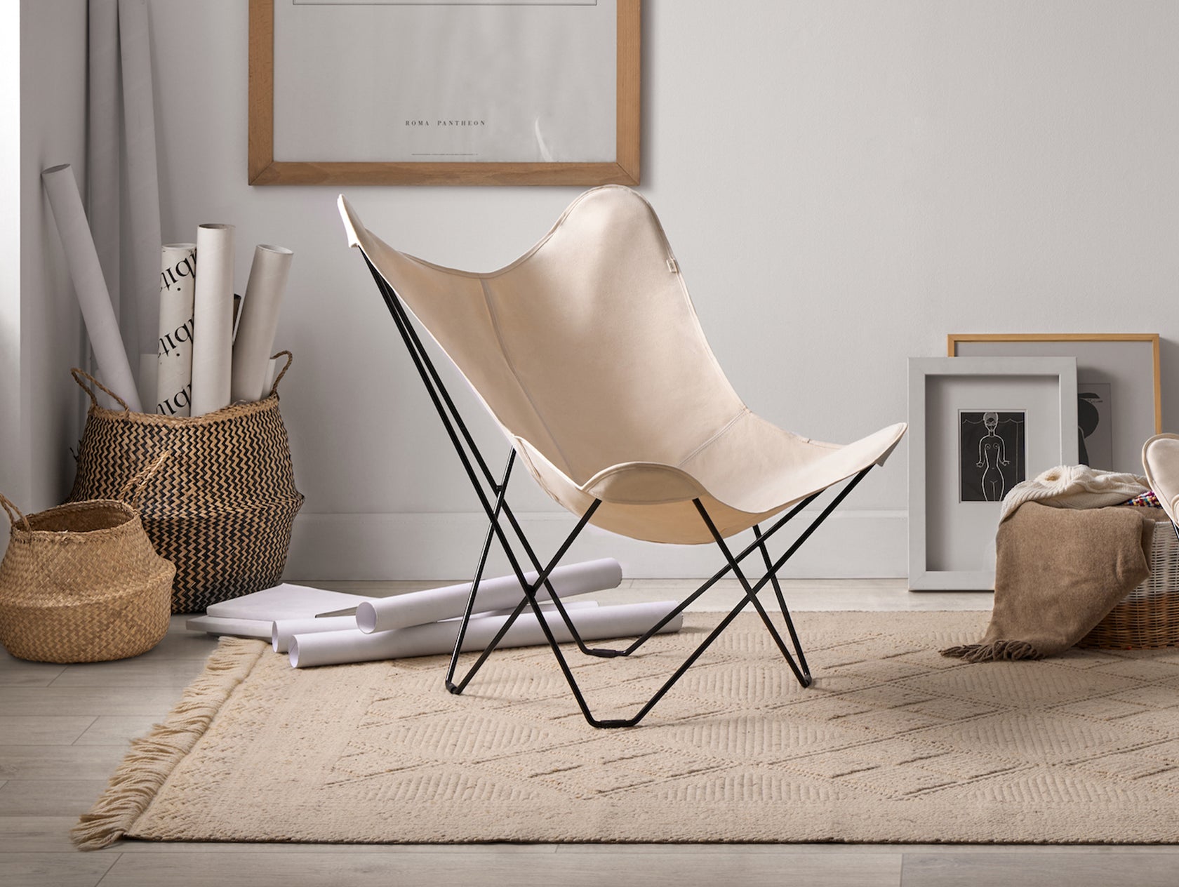 Mariposa Butterfly Canvas Chair by Cuero – Really Well Made