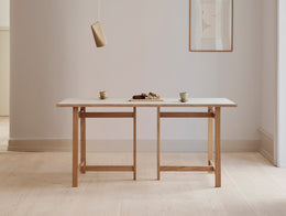 Rectangular Dining Table (Linoleum Tabletop) by Moebe – Really Well Made