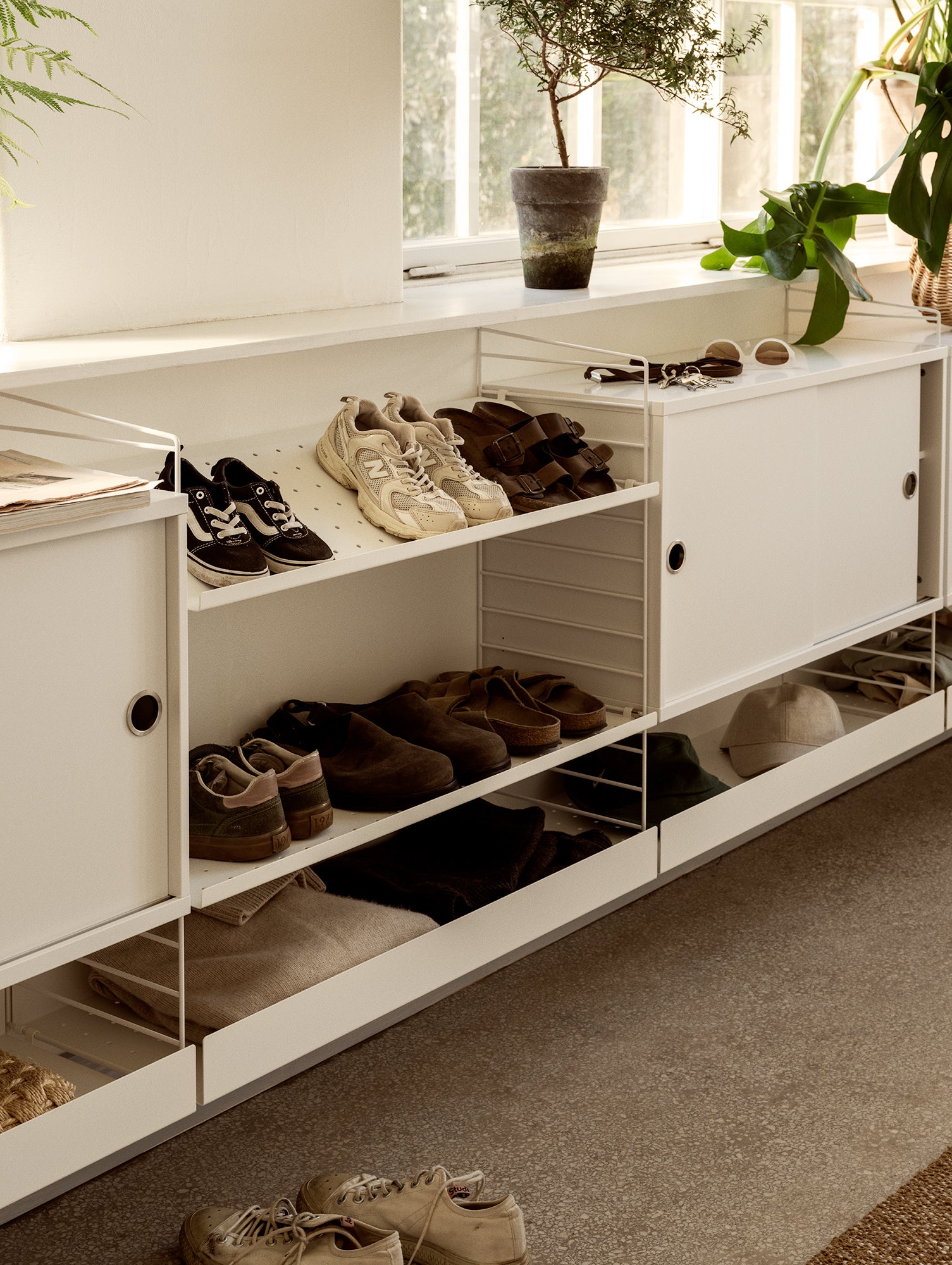 String Metal Shoe Shelves by String – Really Well Made