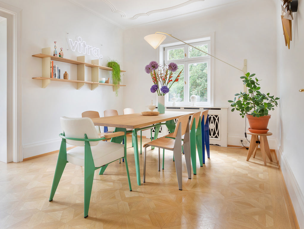 EM Table (Solid Oak Tabletop) by Vitra · Really Well Made