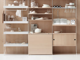 String System Folding Table by String – Really Well Made