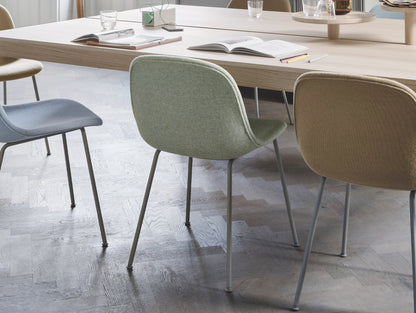 Fiber Side Chair Upholstered with Metal Base by Muuto – Really Well Made