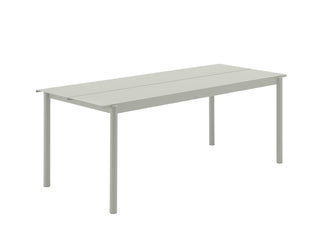 Linear Steel Table and Bench by Muuto – Really Well Made