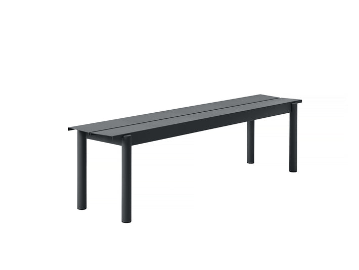 Linear Steel Table and Bench by Muuto – Really Well Made
