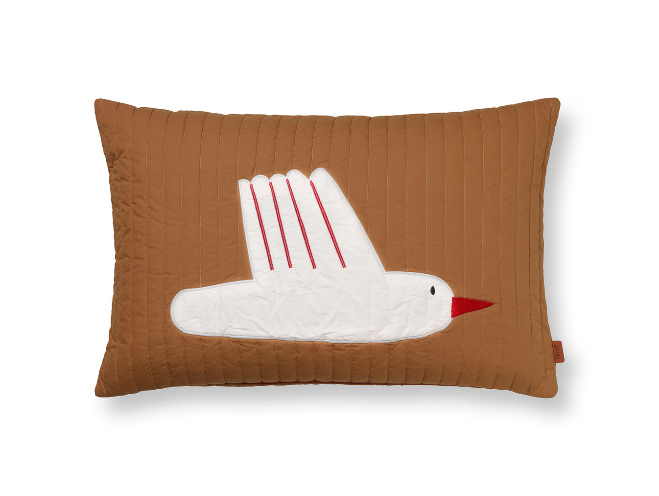 Bird Quilted Cushion by Ferm Living – Really Well Made